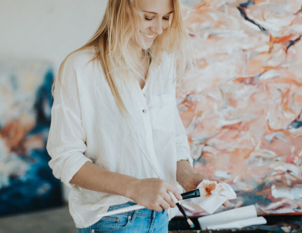Austin Painter Hunter Ash on Inspiration, Color and Process - Tribeza