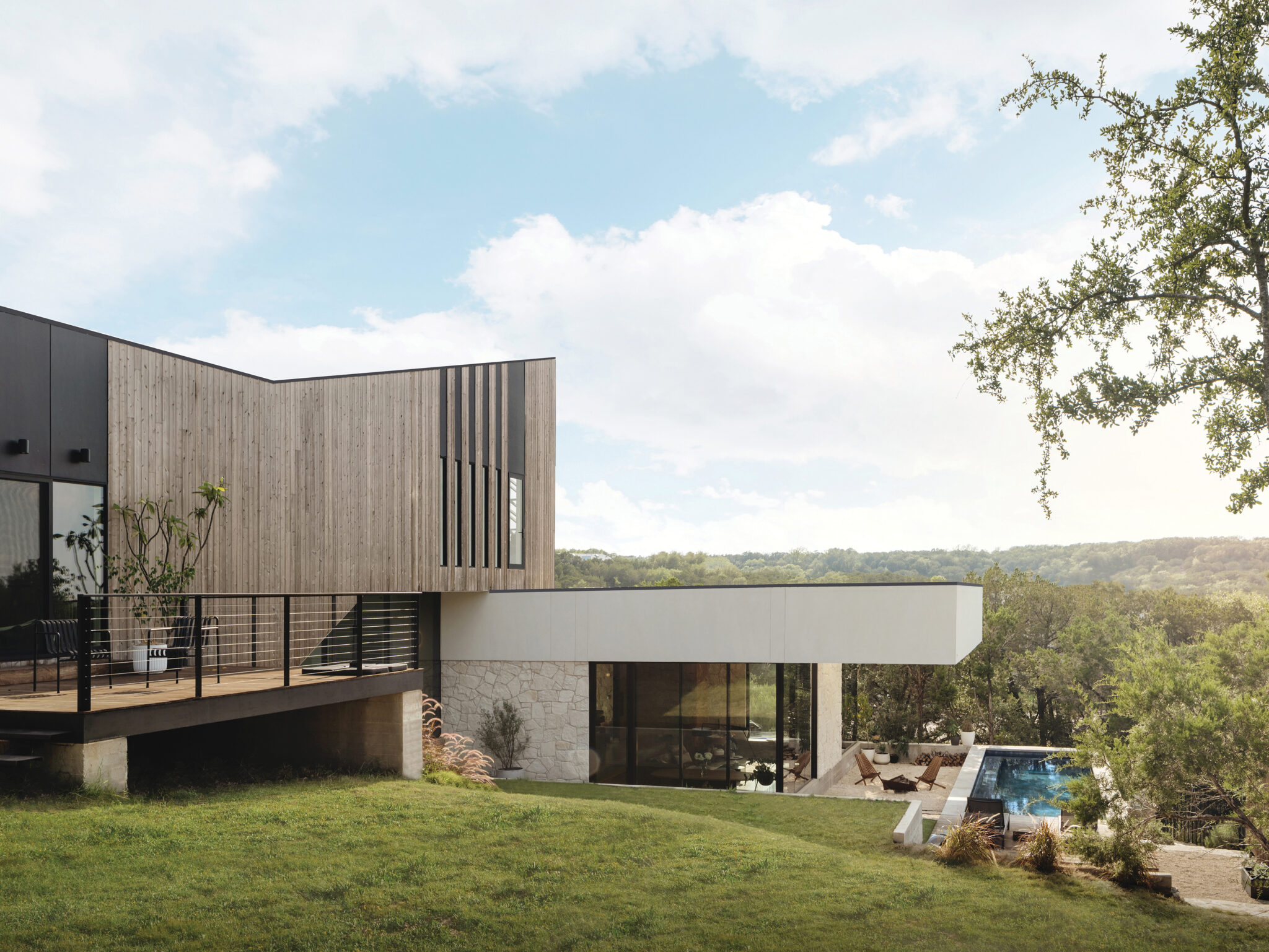 Walk Through Two Unique Austin Residences Made with Peaceful and ...