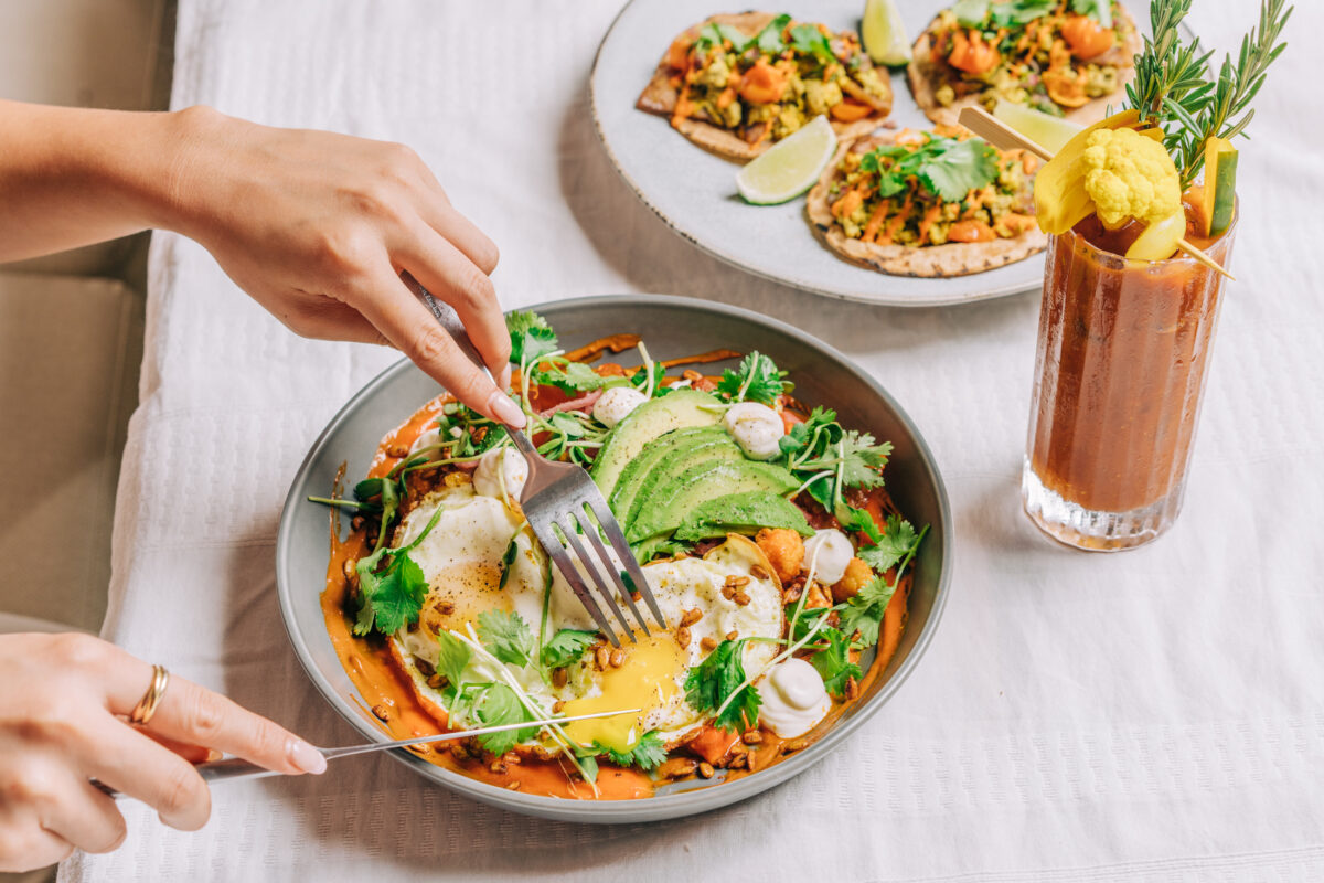 Healthy, Colorful Dishes Abound in a Beautiful Dining Room at The Well ...