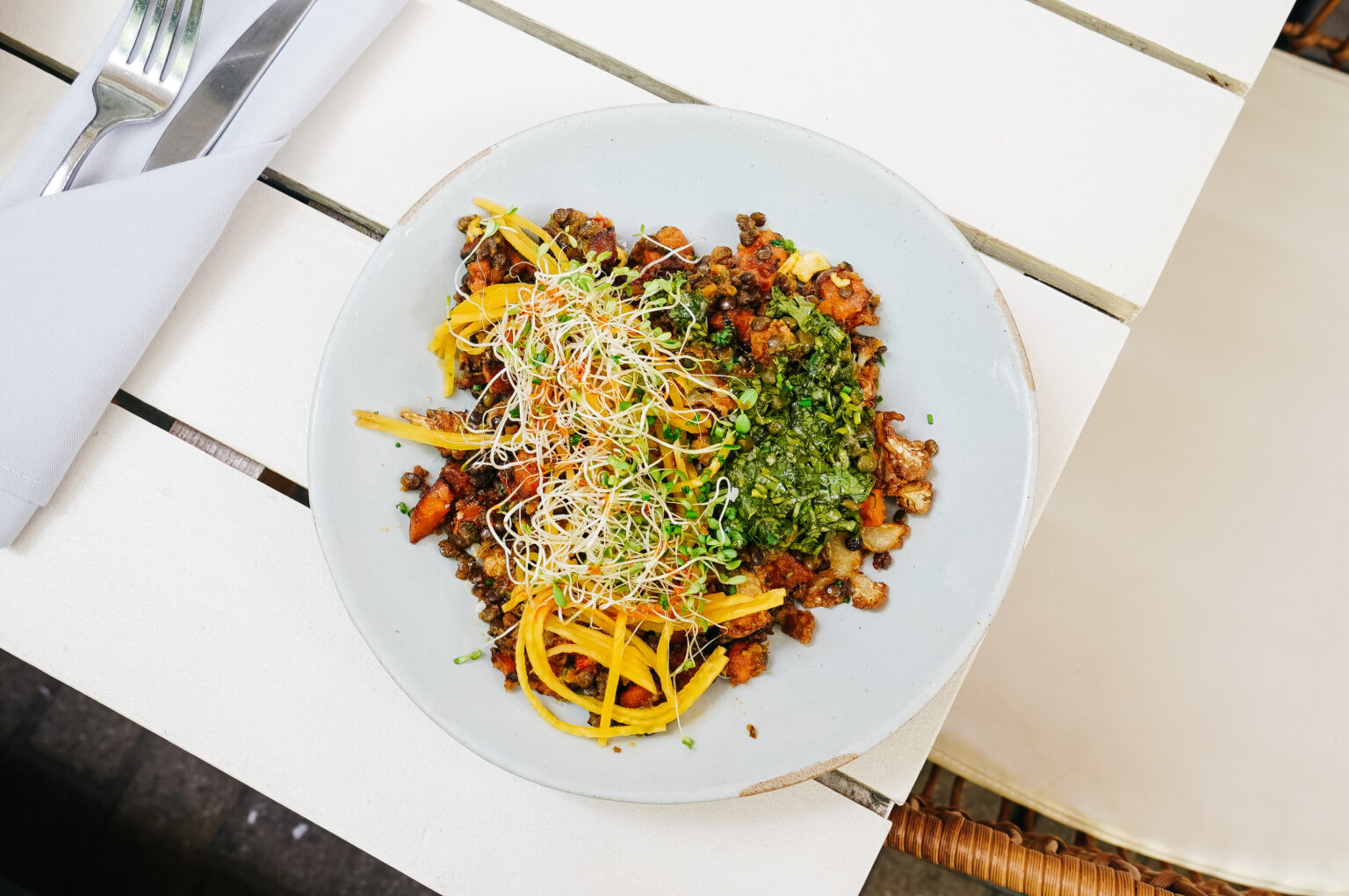 Healthy, Colorful Dishes Abound in a Beautiful Dining Room at The Well ...